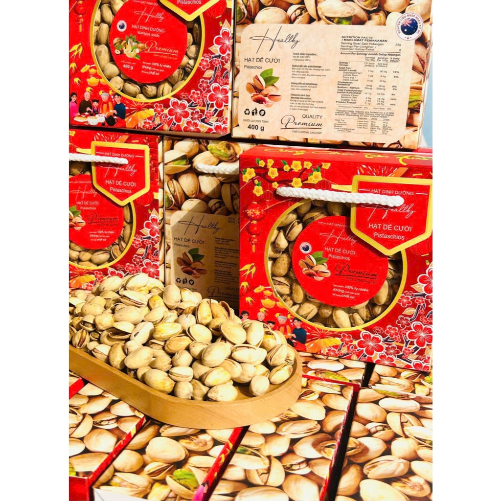 Pistachios Box Sample CNY 2025 - VIP Pistachios 400gr | Shopee Philippines