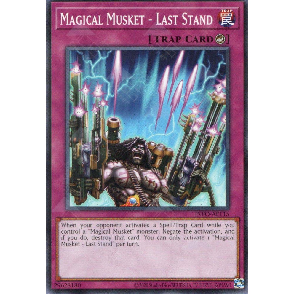 YUGIOH Card - AE - Magical Musket - Last Stand - INFO-AE115 - Common ...
