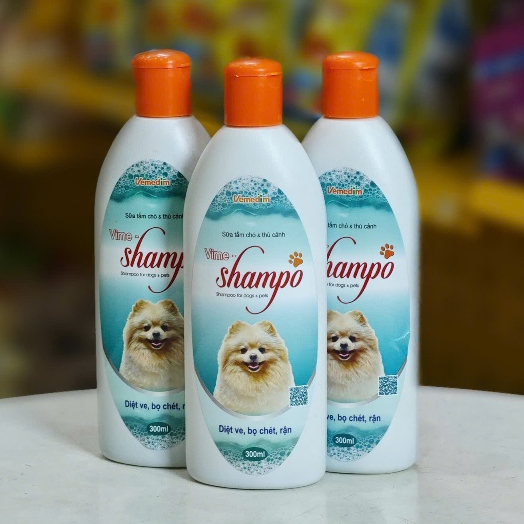 Vemedim Vime Shampoo to Kill Ticks, Lice, and Fleas for Dogs, Cats, and ...
