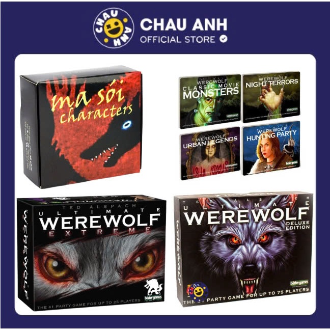 Chau ANH Werewolf deck 78 cards Vietnamese new version role-playing ...