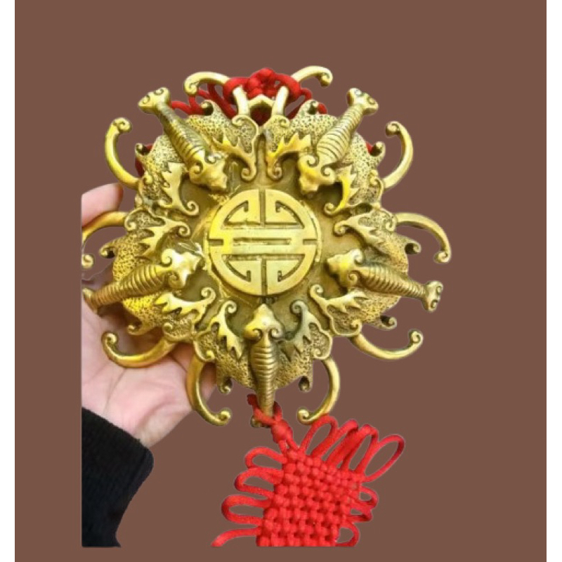 Ngu Phuc Lam Mon Feng Shui Bronze Diameter 16Cm | Shopee Philippines