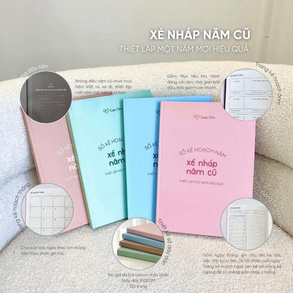 Year planner "Shrink Old Year" - Effective one year setting - Includes ...