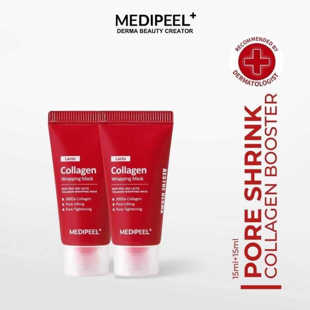 Medipeel Red Lacto Collagen Wrapping Mask 15ml | Shopee Philippines