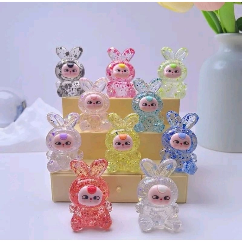 10 bags of colorful glowing baby three charms (with bag) | Shopee ...