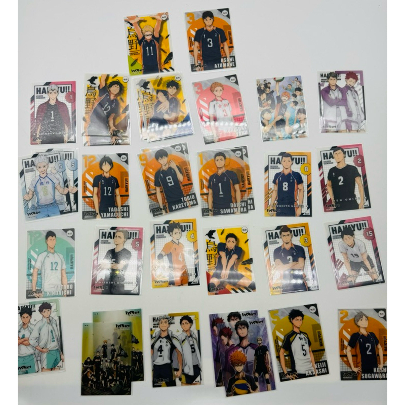 Clear Card with Haikyuu character theme No. 01, genuine | Shopee ...