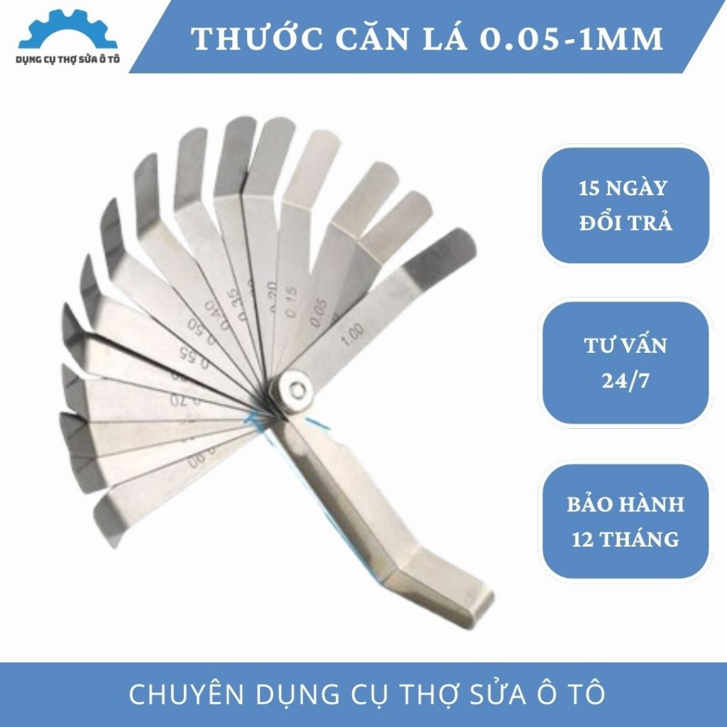 Folding leaf ruler measuring range 0.05 to 1mm | Shopee Philippines