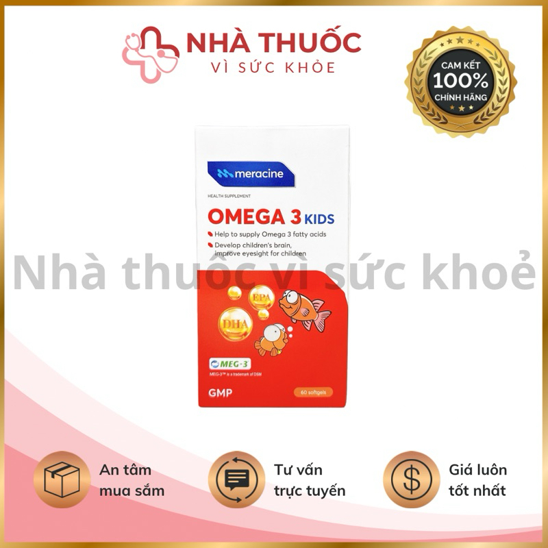 [Genuine] OMEGA 3 Kids nourishes the brain, develops intelligence ...