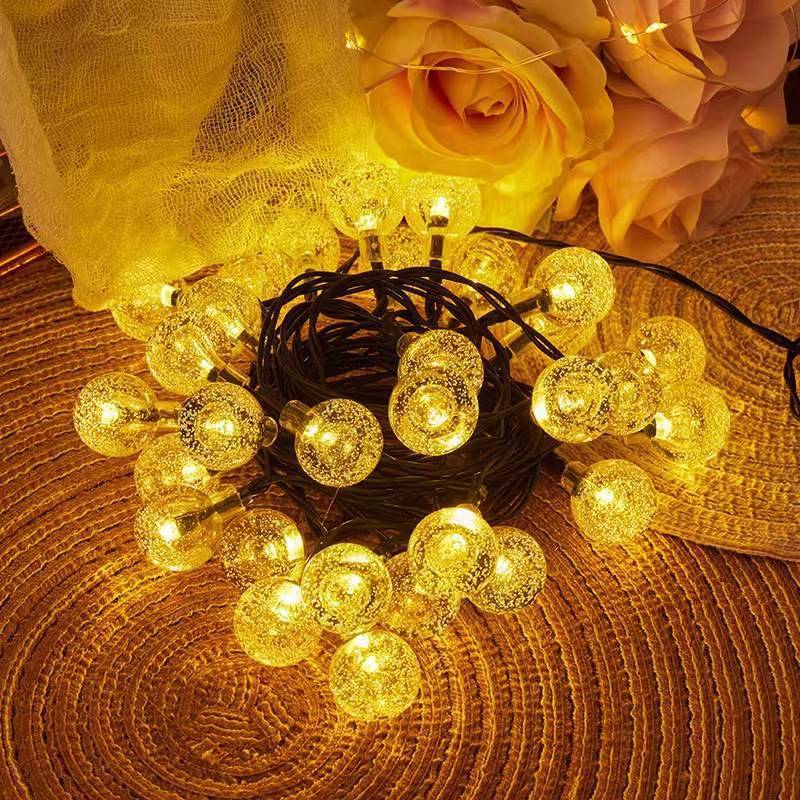 Warm Yellow Round Led Ball Light 10 Meters Long No Flicker, Colored ...