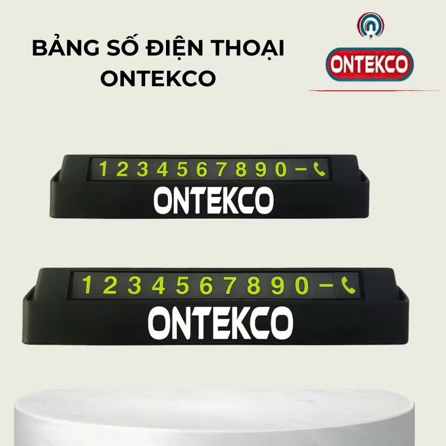 Ontekco phone number plate, phone number plate mounted on car dashboard ...