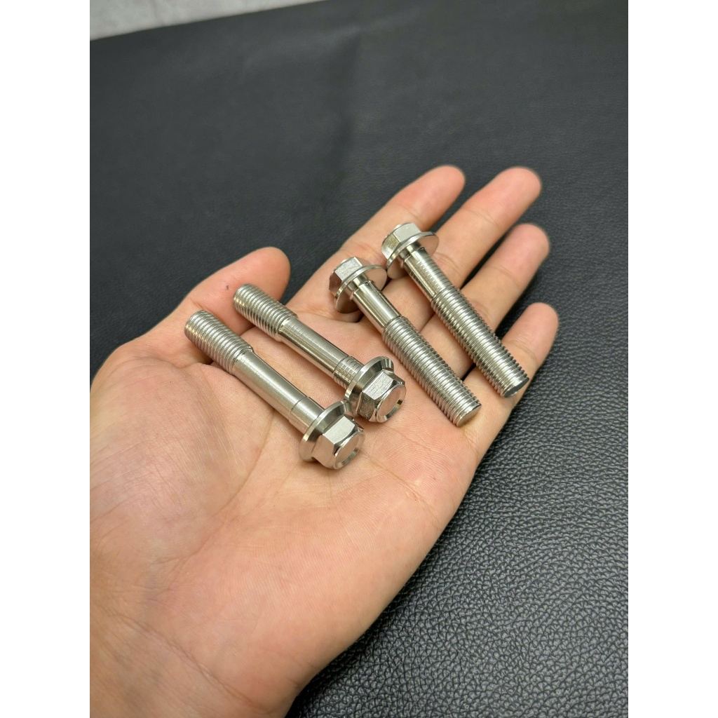 Combo of 4 front fork lowering screws for all models, INOX304 model V3 ...