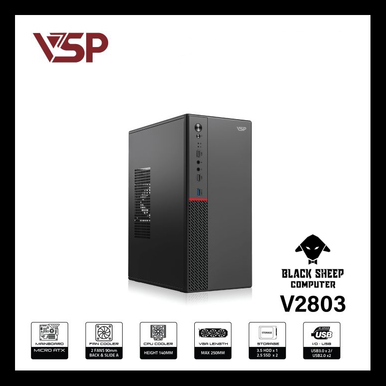 VSP V2803 Case (NO FAN) | Shopee Philippines
