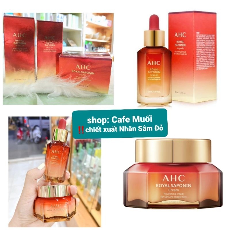 Ahc Royal Saponin cream RED GINSENG SKIN REJUVENATION cream 60ml ...