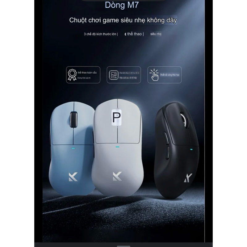 Mchose M7 Wireless Mouse | M7 PRO | M7 Ultra | Paw3395 | 3 Modes | Shopee Philippines