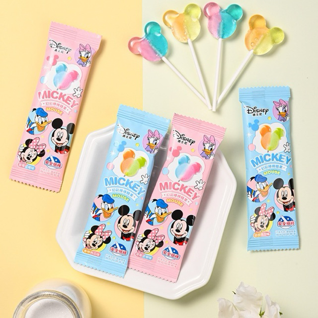 Mickey Mouse Mix Fruit Candy 2 Flavors Orange Watermelon & Strawberry ...