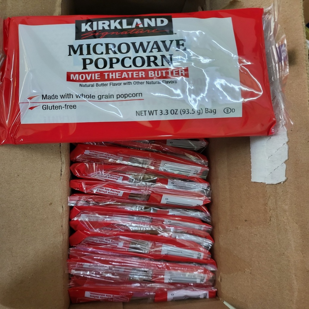 Pack 93.5g -- Popcorn Movie Theater Butter [USA] KIRKLAND Microwave ...