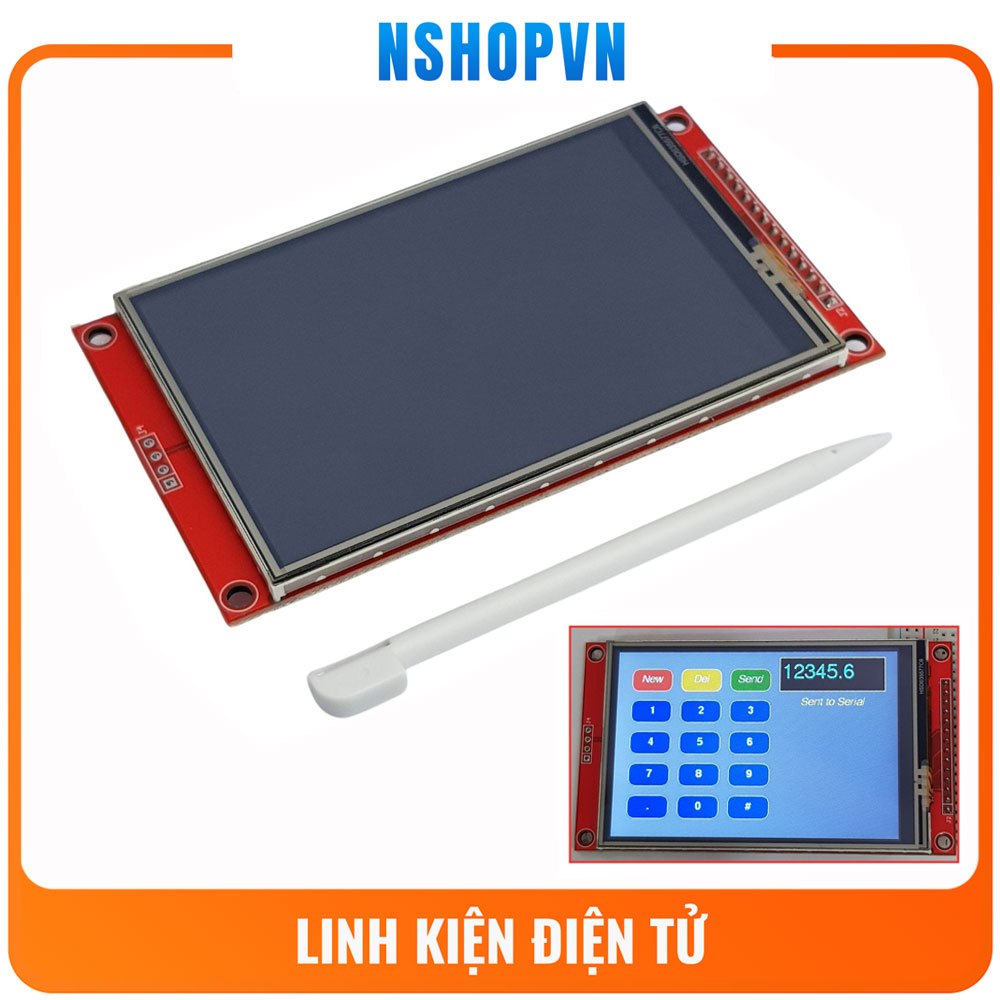 Ili9488 3.5 inch TFT touch screen with SPI communication | Shopee ...
