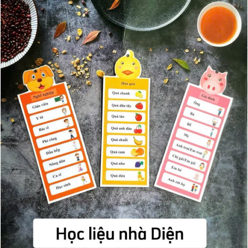 School supplies (D48) 1 sheet 10x20cm: 2-sided printing with 6 sheets ...