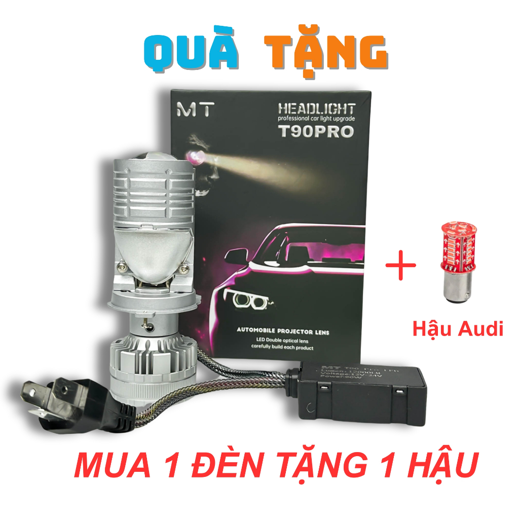 Mini Ball LED Headlight T90 PRO - 90W Cos Wide Phase Projection Over ...