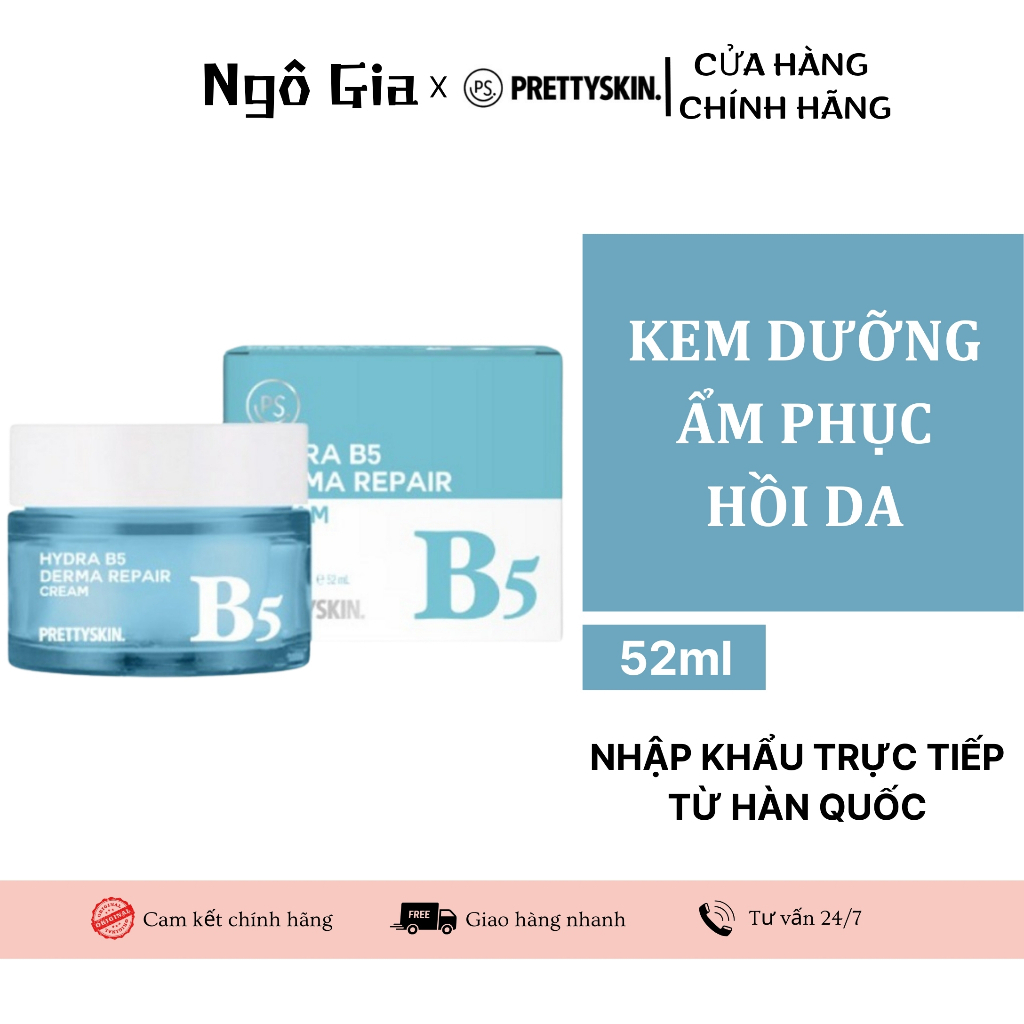 Pretty Skin Hydra B5 Whitening Restorative Moisturizer 52ml | Shopee ...