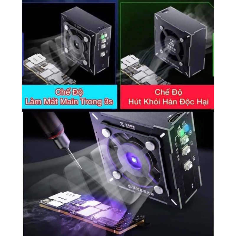 Uv Lamp with Integrated UV Lamp + Cpu Fan, Welding Smoke Extractor ...