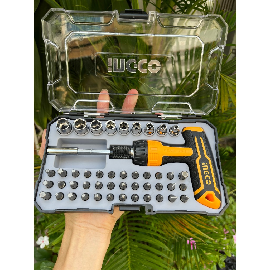 Ingco HKSDB0478 47-piece T-handle screwdriver set | Shopee Philippines