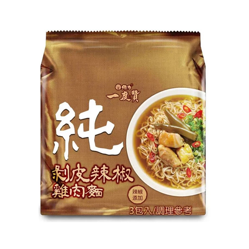 Peeled chili chicken noodles - WEI LIH Taiwan Taiwanese snacks CuuDuc ...