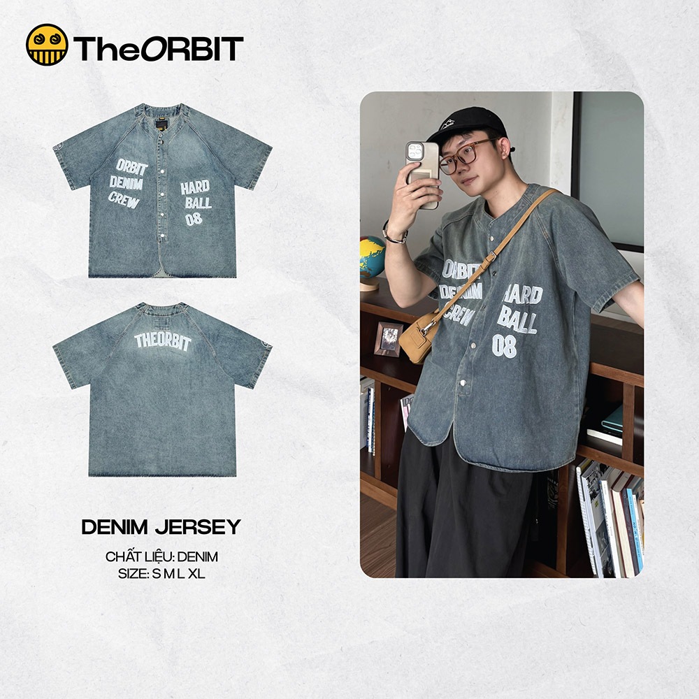 Orbit Sports Shirt - ORBIT BASEBALL DENIM JERSEY - Genuine Local Brand ...