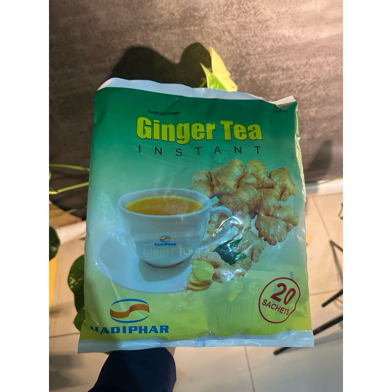 Hadiphar ginger tea in granule form (20 packs) - Instant ginger tea ...