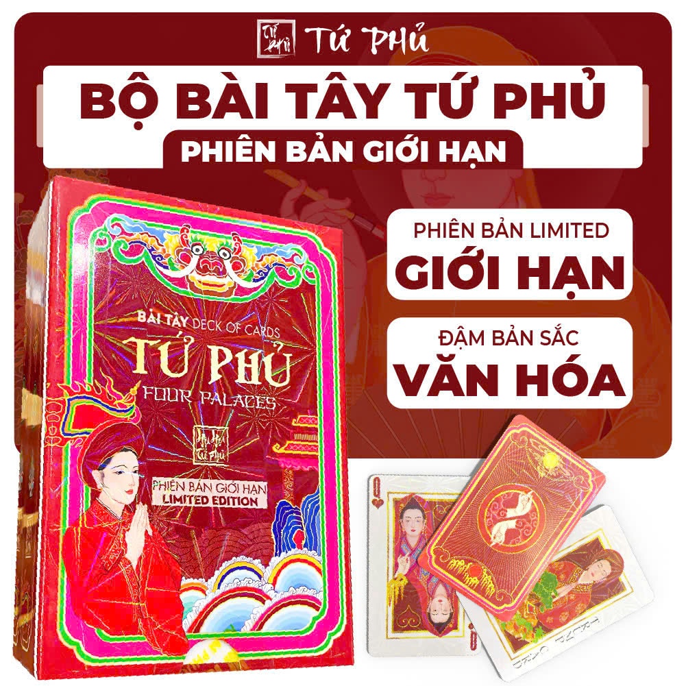 Set of Cards for the Four Palaces, Tu Lo Kho, Set of High-Quality ...