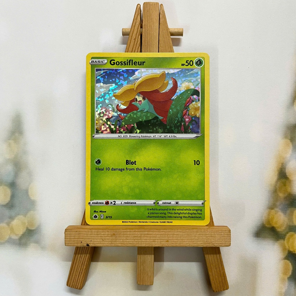 Pokemon Gossifleur 3/15 Picture Card - Genuine English 2022 McDonald's ...