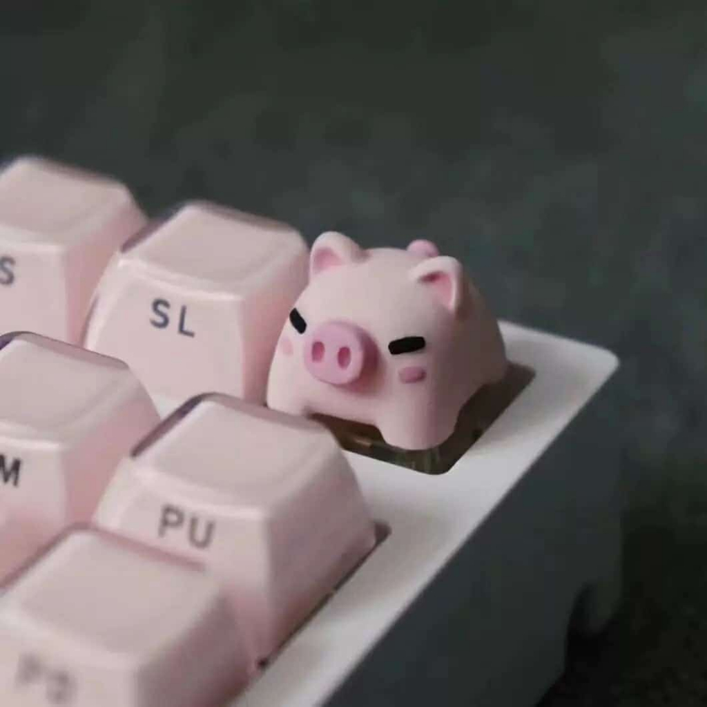 Cute Pig Keycap for Antlionvn mechanical keyboard | Shopee Philippines