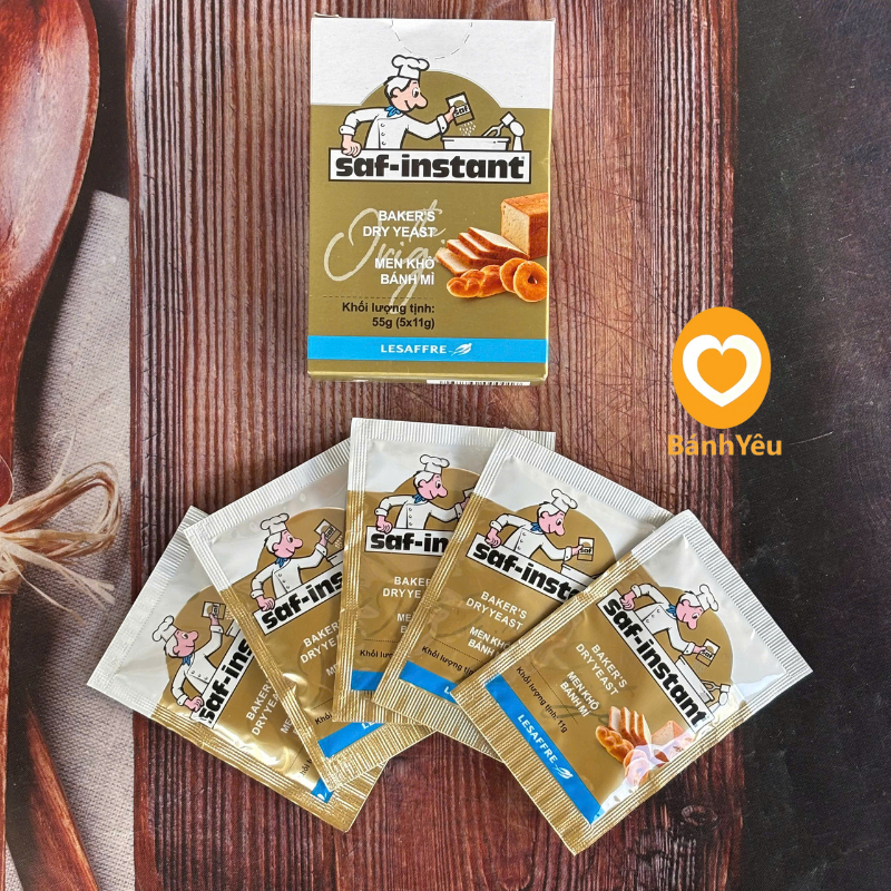 Saf sweet yeast box of 5 packs of 11g/ Dry yeast for making bread ...