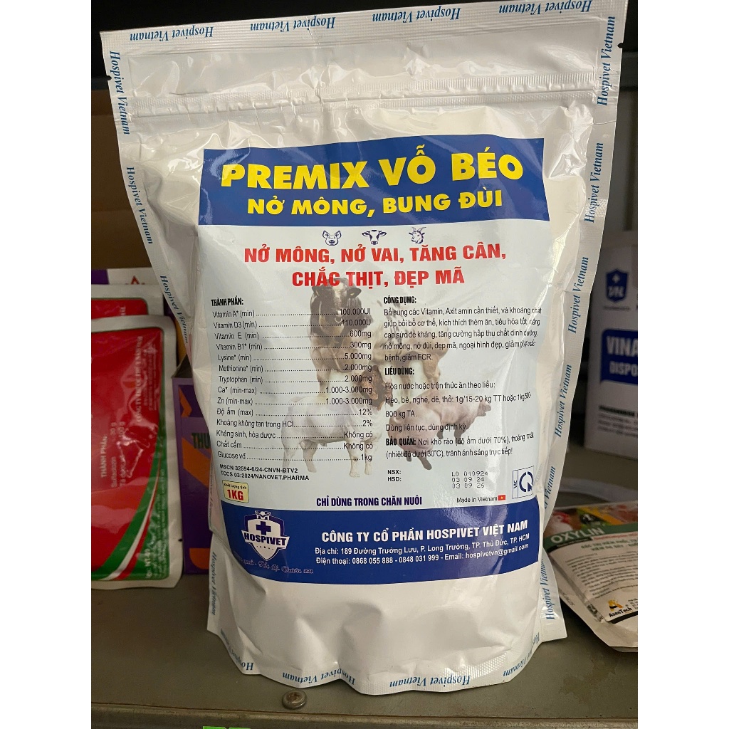 Pig, BEEF, GOAT FATTENING - PREMIX mixed form, 1kg pack | Shopee ...