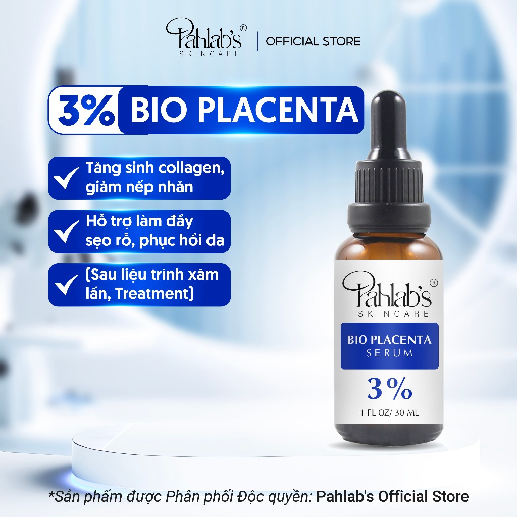 (30 Ml) Bio Placenta Serum 3% Increases Collagen production, supports ...