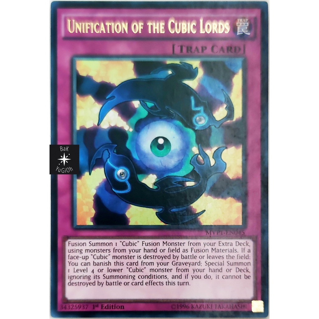 YU-GI-OH! [Original Card] Unifiing of the Cubic Lords |En+jp+kr| Ultra ...