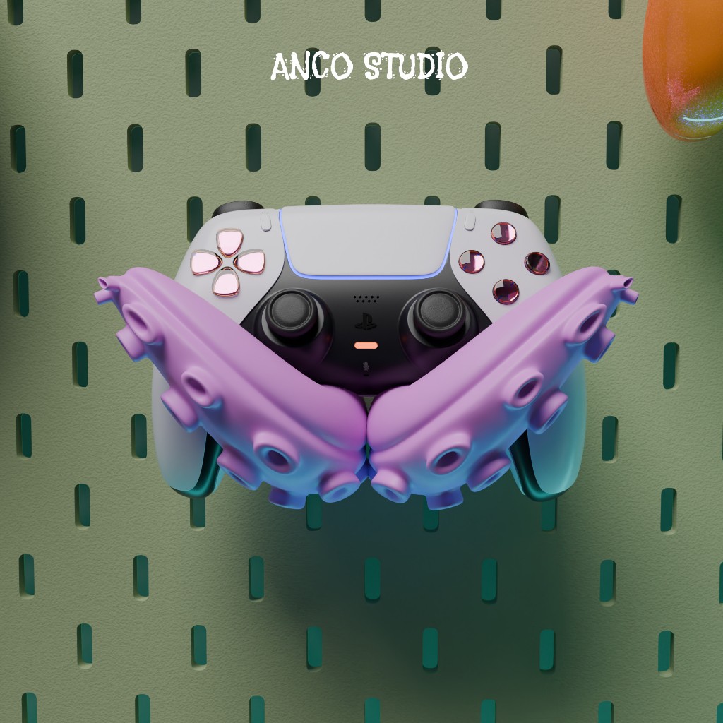 Octopus Board Stand - Gamepad Holder - Controller Holder - Controller ...