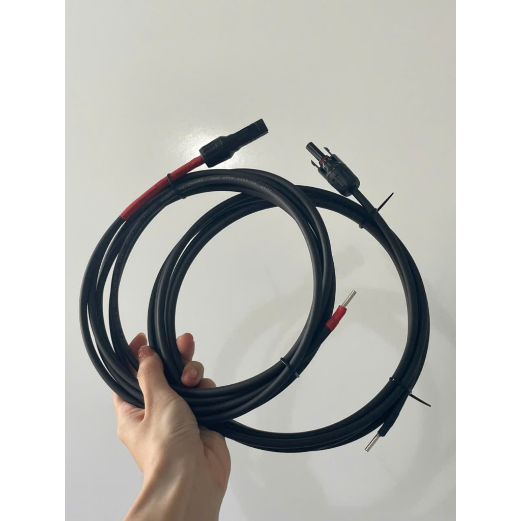 [Cheap Wire] 15-30M Double wire (black and black) PV/DC 4.0 pre-pressed ...