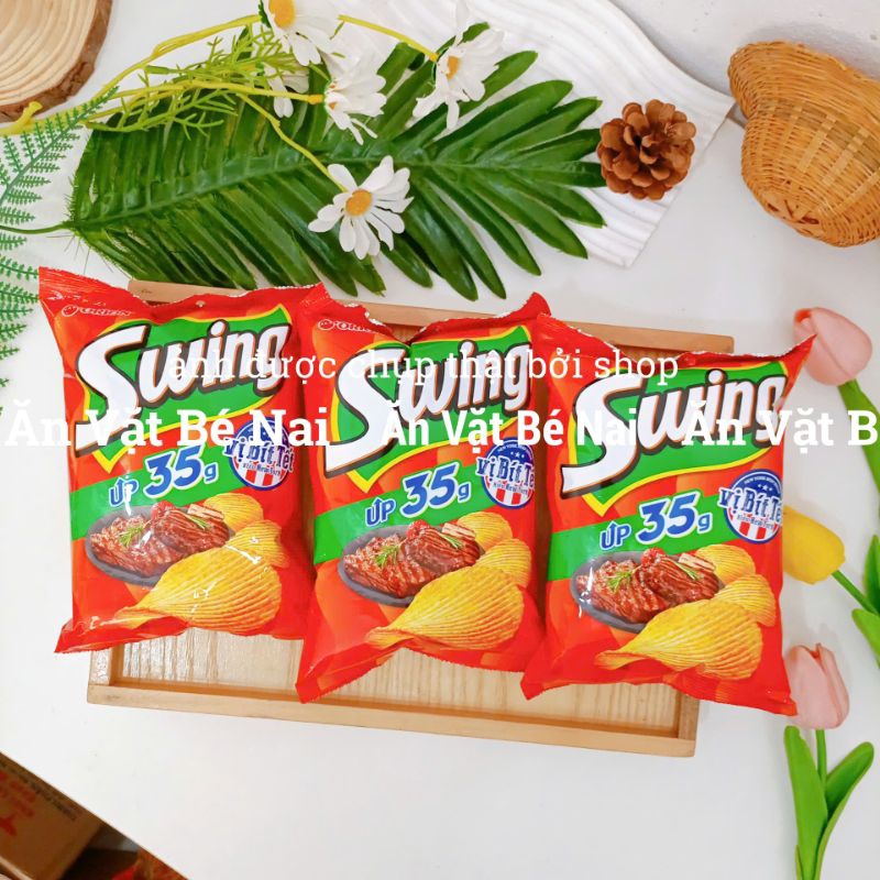 Swing potato chips with Steak flavor CNY, genuine new version of Orion ...