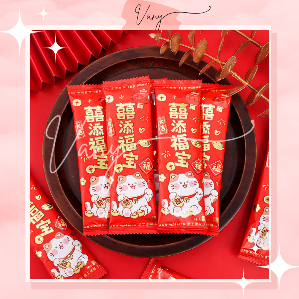 Lucky Cat Milk Lollipop Festival Gift Candy Cake CNY Lucky Cat Neko ...