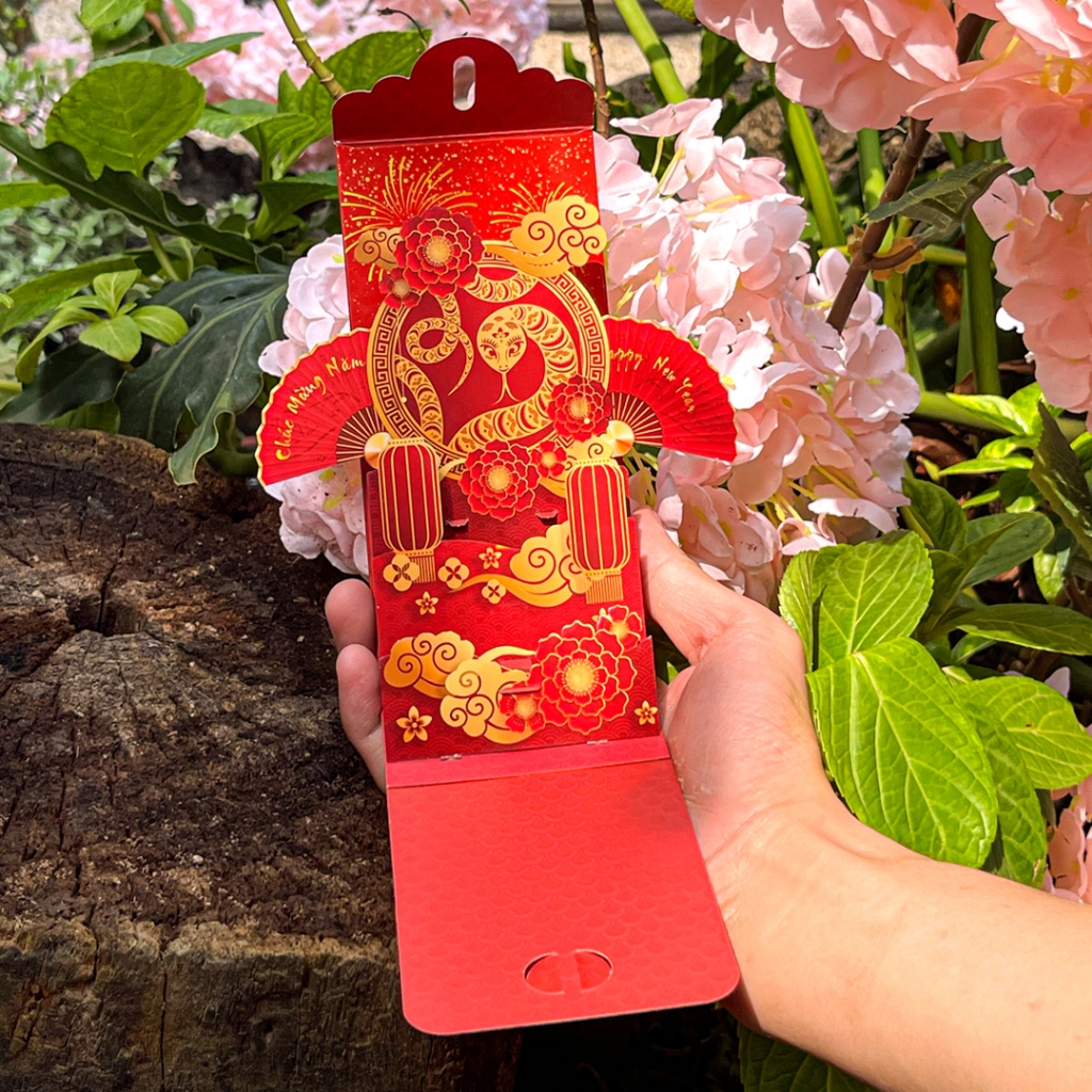 Combo of 6 POPUP ENVELOPE MODELS CNY VIETNAM - TAYTA 2025 LUCKY FRESH ...