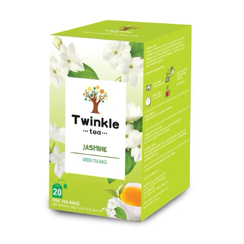 Twinkle Jasmine Tea Bags 30g (1.5g x 20 bags) | Shopee Philippines