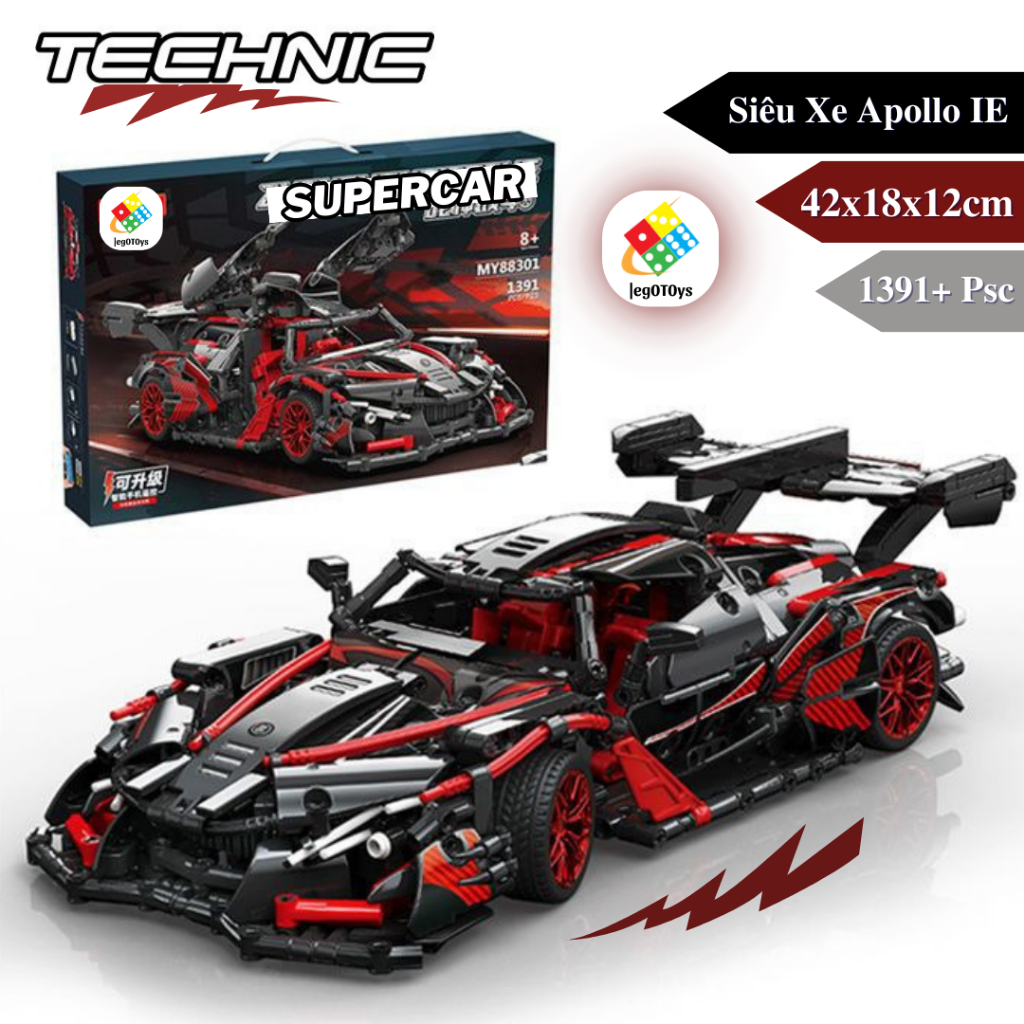 Apollo IE 1391psc Supercar Assembly Model - Supercar Racing Car ...