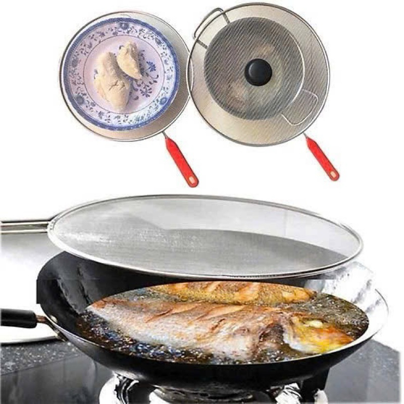 29cm round stainless steel mesh pan lid | Shopee Philippines