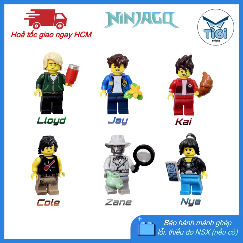 Ninjago Minifigures Assembly Model Toy Ninja Urban Season 11 Characters ...