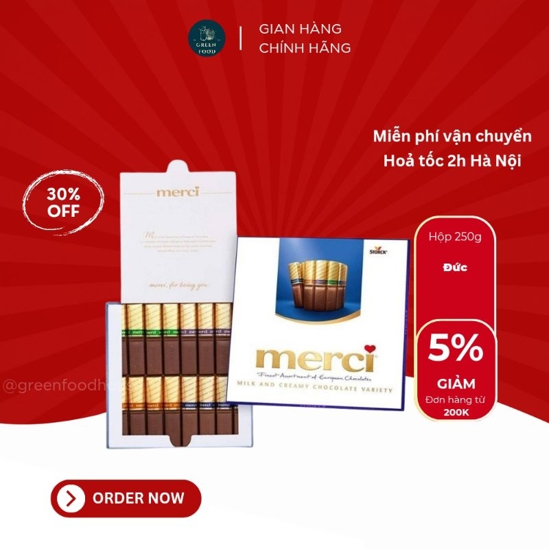 Merci Finest Selection chocolate box 250g - German MerciCNY candy 250g ...