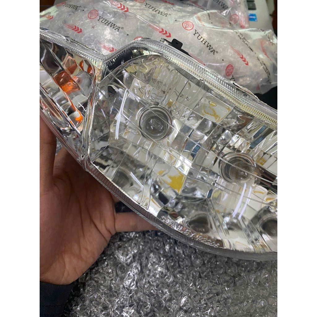 [Good Type] Wave headlights with 2 good quality bulbs with 2 halogen ...