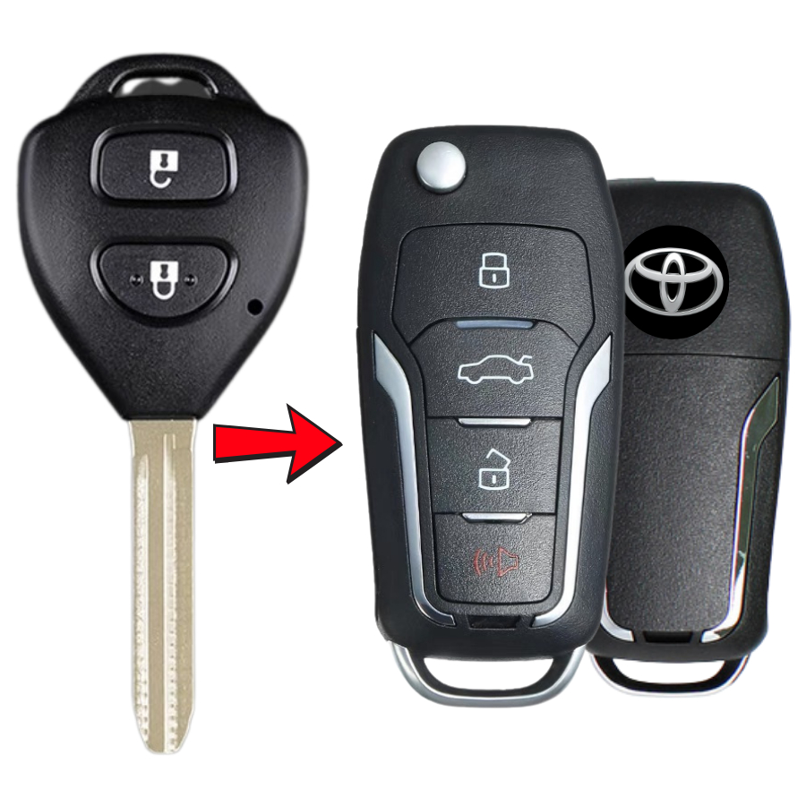 Remote Control Key for Toyota VIOS model V12 (Remote learning car ...