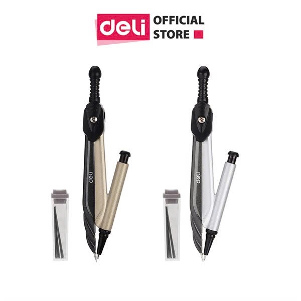 Compa Set + Metallic Pencil + Pencil Nib - Deli G203 (Random color ...
