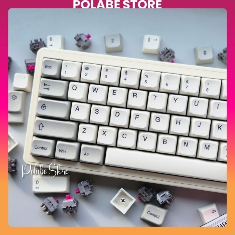 Keycap Retro XDA profile mechanical keyboard Polabe Store | Shopee ...