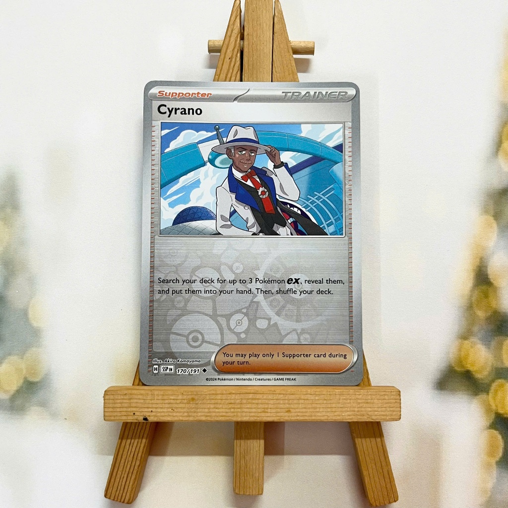 Pokemon Cyrano 170/191 Picture Card - Genuine English Surging Sparks ...
